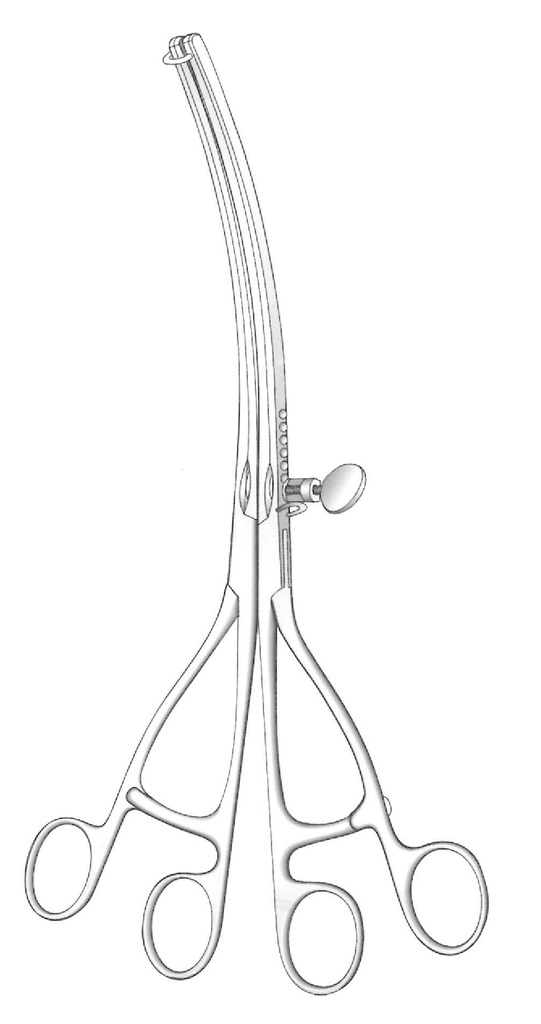 Pinza intestinal Lane, curva | Surgicalmed.es